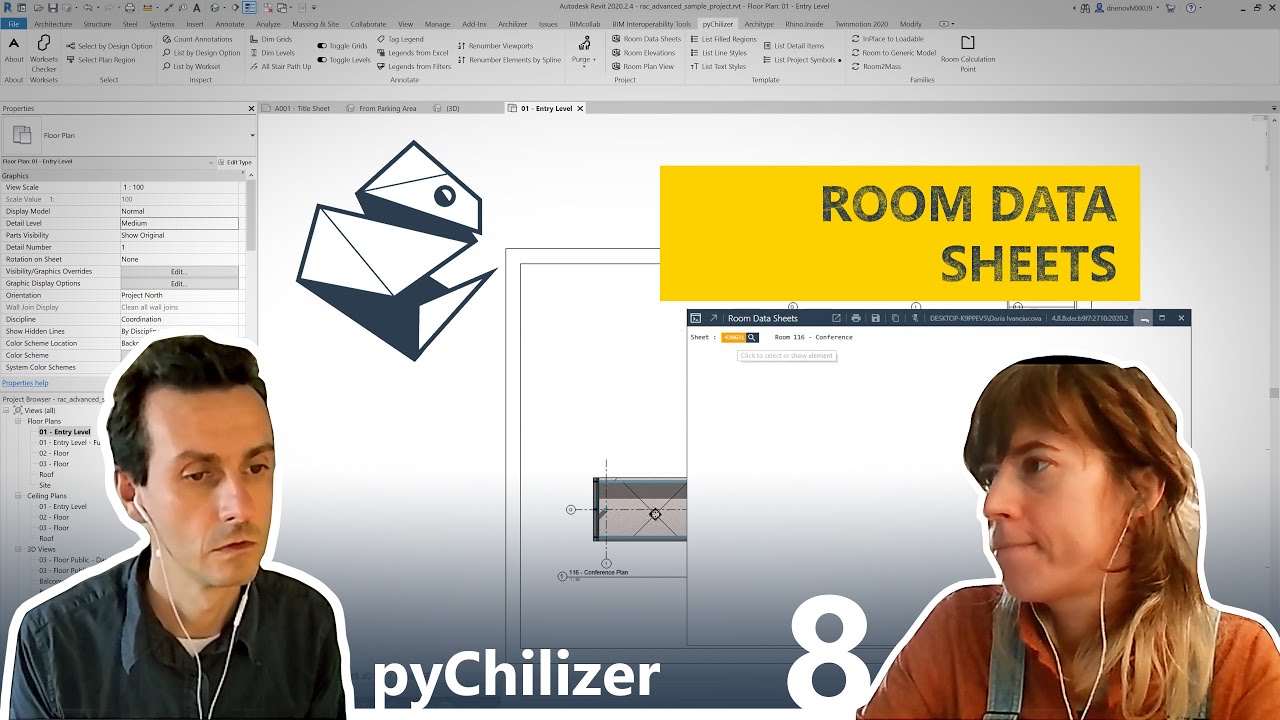 08 Room Data Sheets