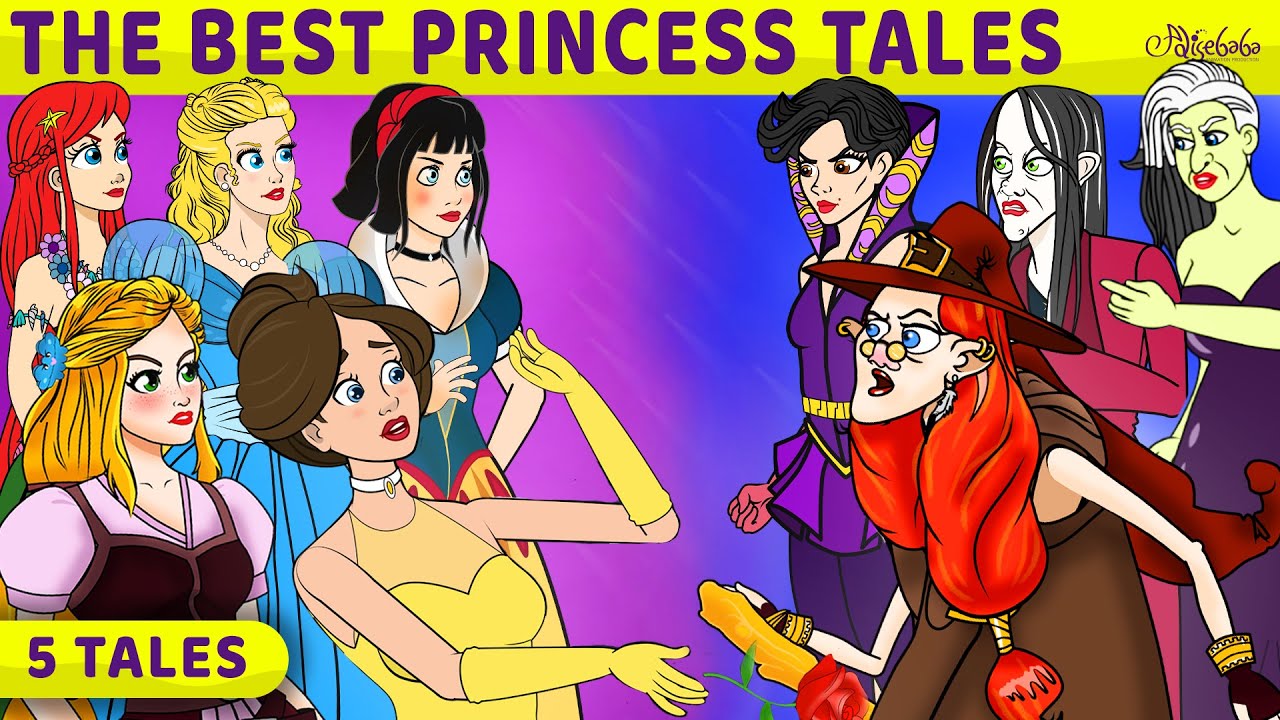 The Best Princess Tales | 5 Tales | Cinderella, Snow White, Rapunzel | Bedtime Stories | Fairy Tales