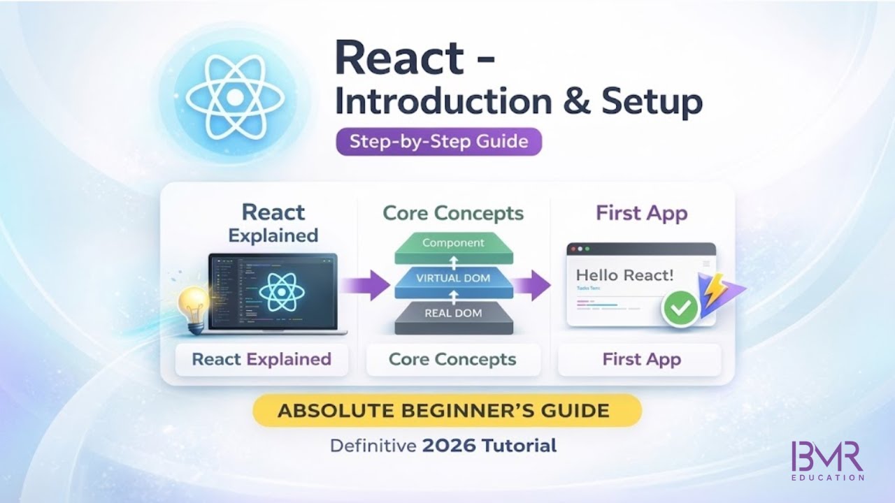 React.js Introduction & Setup | Learn React from Scratch with Vite (2026 Guide)