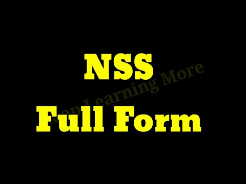 NSS Full Form