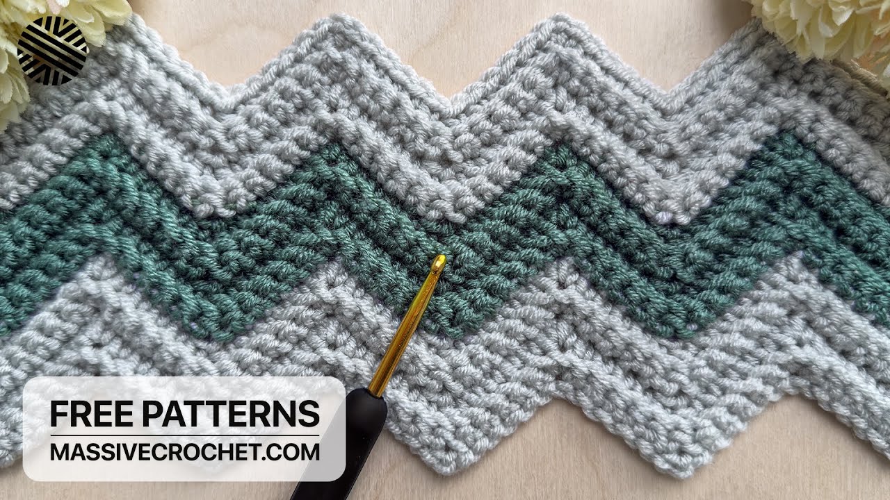 1 ROW REPEAT! 👌 SUPER EASY Crochet Pattern for Beginners - Crochet Stitch for Blanket & Bag