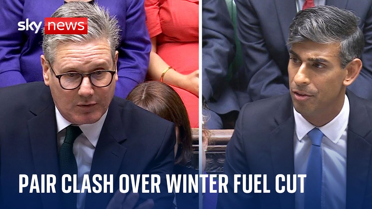 PMQs: Sir Keir Starmer 'chose train drivers over pensioners', says Rishi Sunak