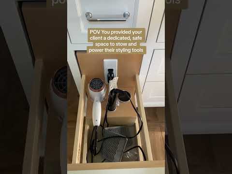 It is never too late to install a Docking Drawer in-drawer outlet!