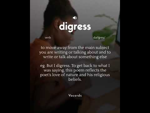 Vocabulary (Digress)| Vocabulary (Digress) Follow and Subscribe
