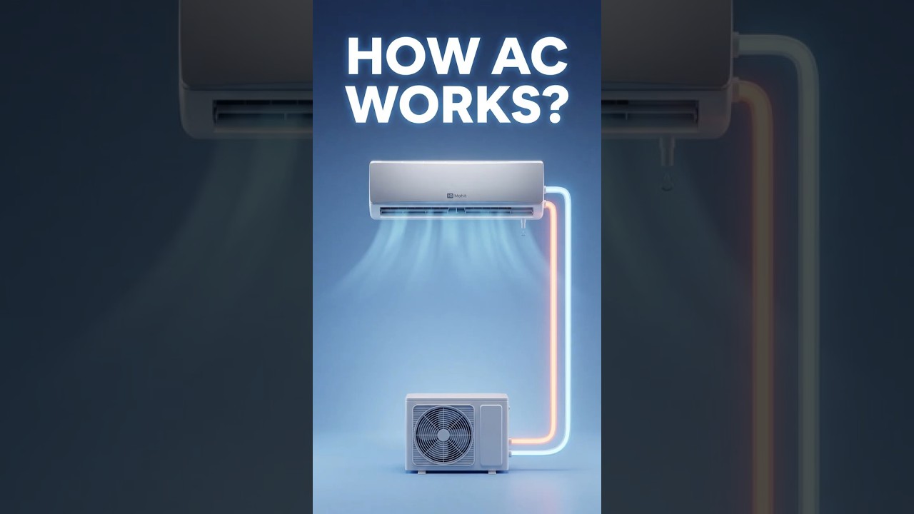 The Engneering Behind Air Conditioner Works - 3D Animation
