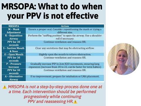 NICU Nursing: NRP Review Part 1 - Ventilation, PPV & MRSOPA Explained