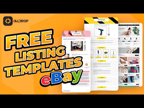 Free eBay Listing Template Easy And Fast