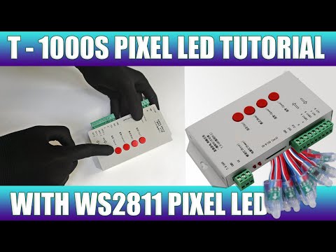 How to Use T-1000S Pixel LED Controller | T-1000S Complete Tutorial