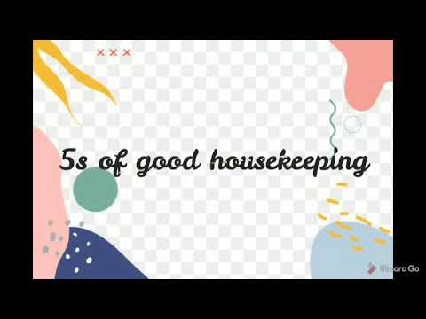 5s of Good housekeeping