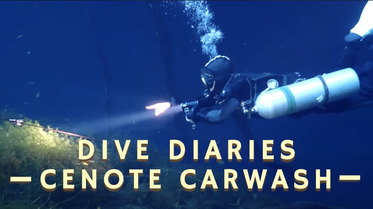 Sidemount Diving Adventures in Cenote Carwash