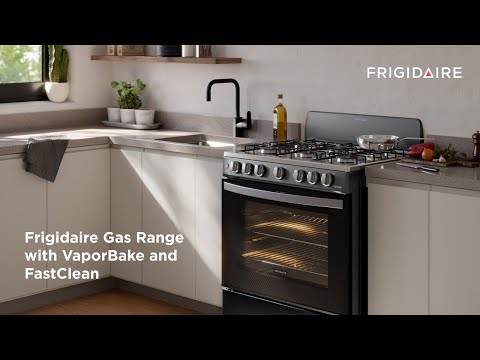 FRIGIDAIRE - 🔥 Gas Range with VaporBake and FastClean FKGN30C3MYB