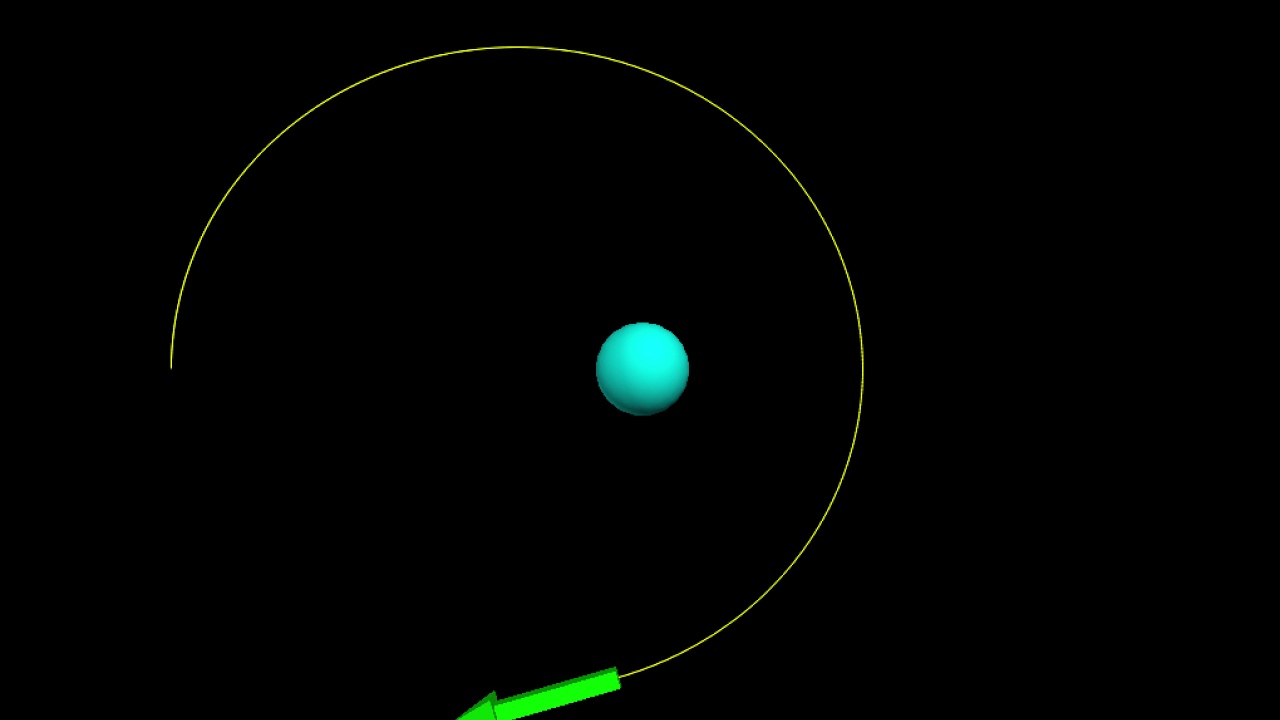 vPython Orbital Demonstration