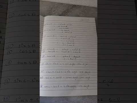 ##trigonometry some basic formulas