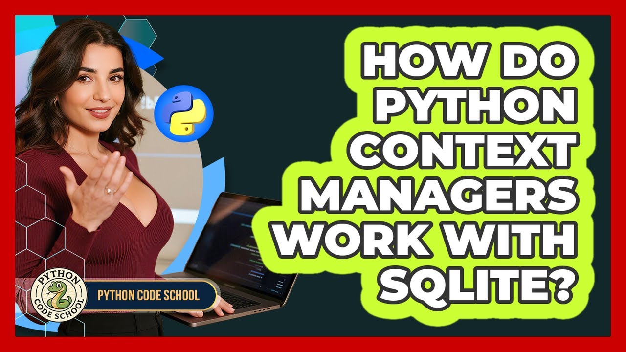 How Do Python Context Managers Work With SQLite? - Python Code School