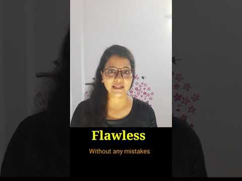 Meaning of Flawless | Vocabulary | IELTS | Learn with Preeti Bedi | #shorts