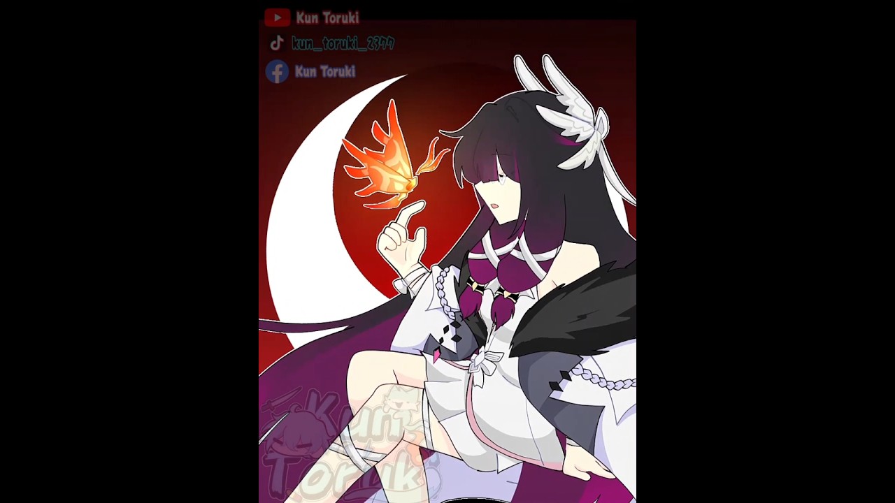 The Damselette🐦🌙 { sound cre: ell_xixii } #GI #art #kuntoruki #columdrone #sandbina #animation