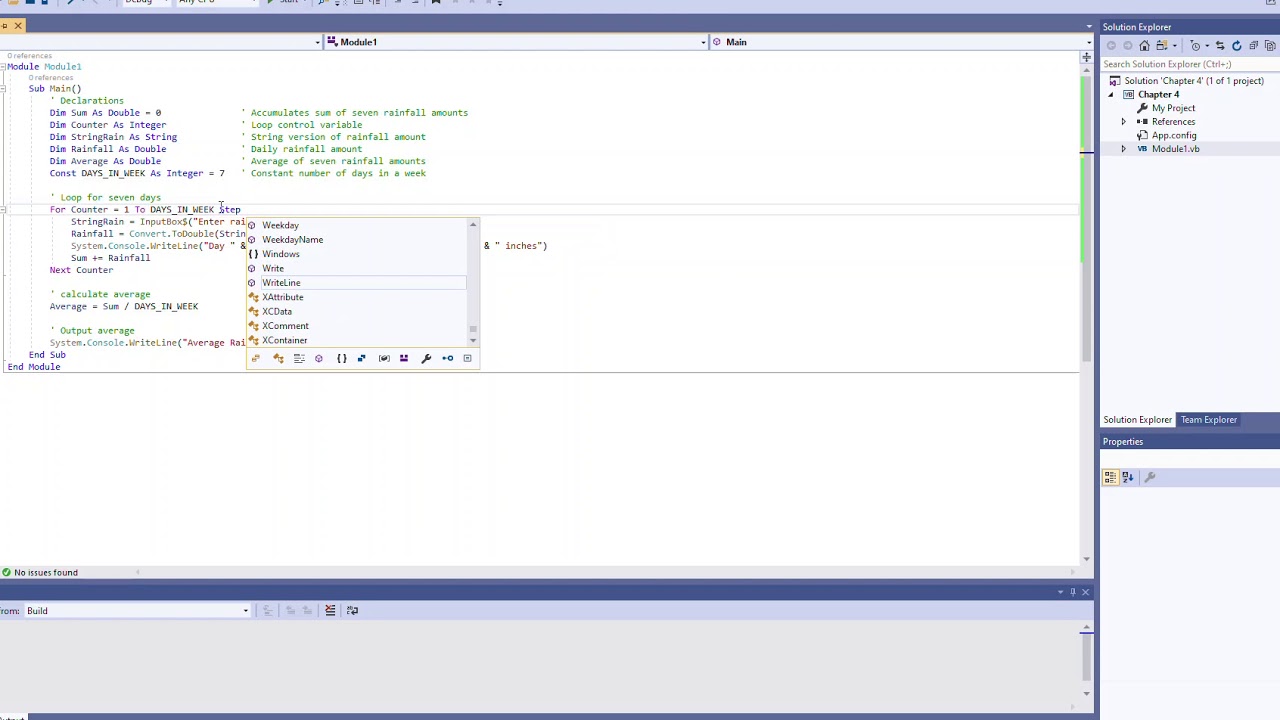 CSE122 Chapter 5 VB For Loops