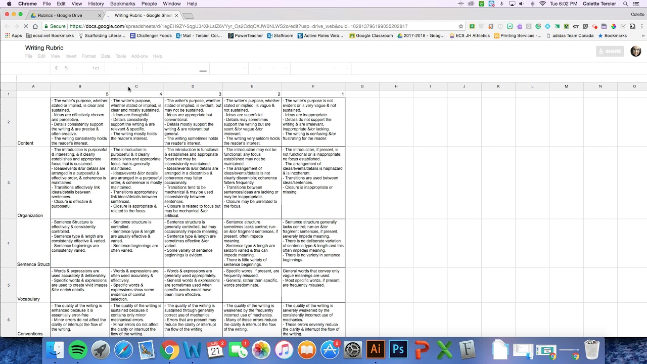 Building Rubrics for Goobric