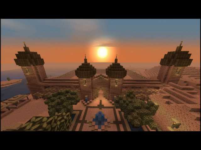 Building The Mosque Minecraft Map