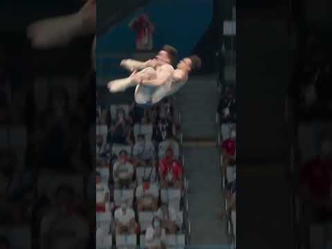 🥇 DIVING FOR GOLD | Tom Daley & Matty Lee Win In Tokyo #shorts #tomdaley #diving