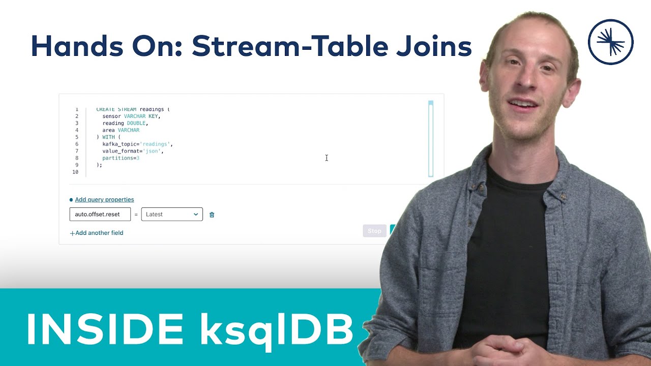 Stream-Table Joins in ksqlDB - Hands On | Confluent Developer