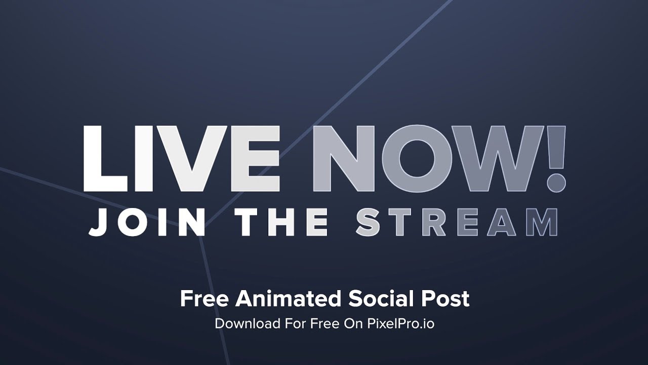 Animated Social Post 1 On PixelPro.io