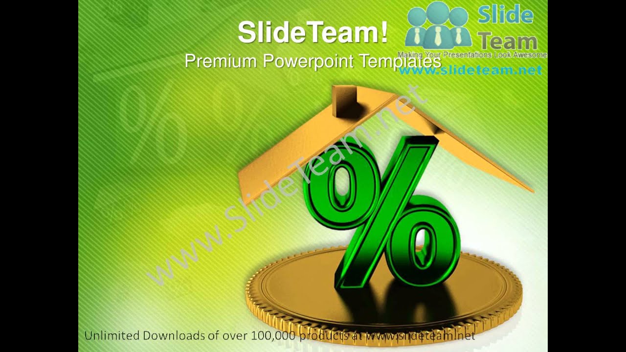 Mortgage Concept Finance PowerPoint Templates ppt Themes 0912 Slides Backgrounds