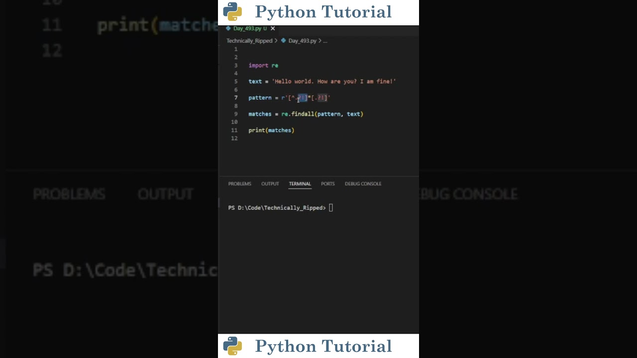 Splitting Python Strings Into Sentences | Python Tutorial