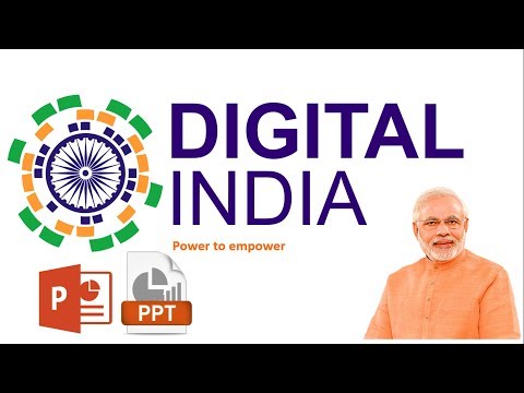 NARENDRA MODI - DIGITAL INDIA INITIATIVE | PPT | Photo Book | Project |