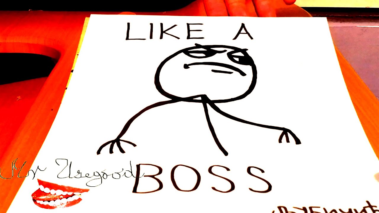 How to Draw Memes-Meme Faces: LIKE A BOSS | #MrUsegoodART