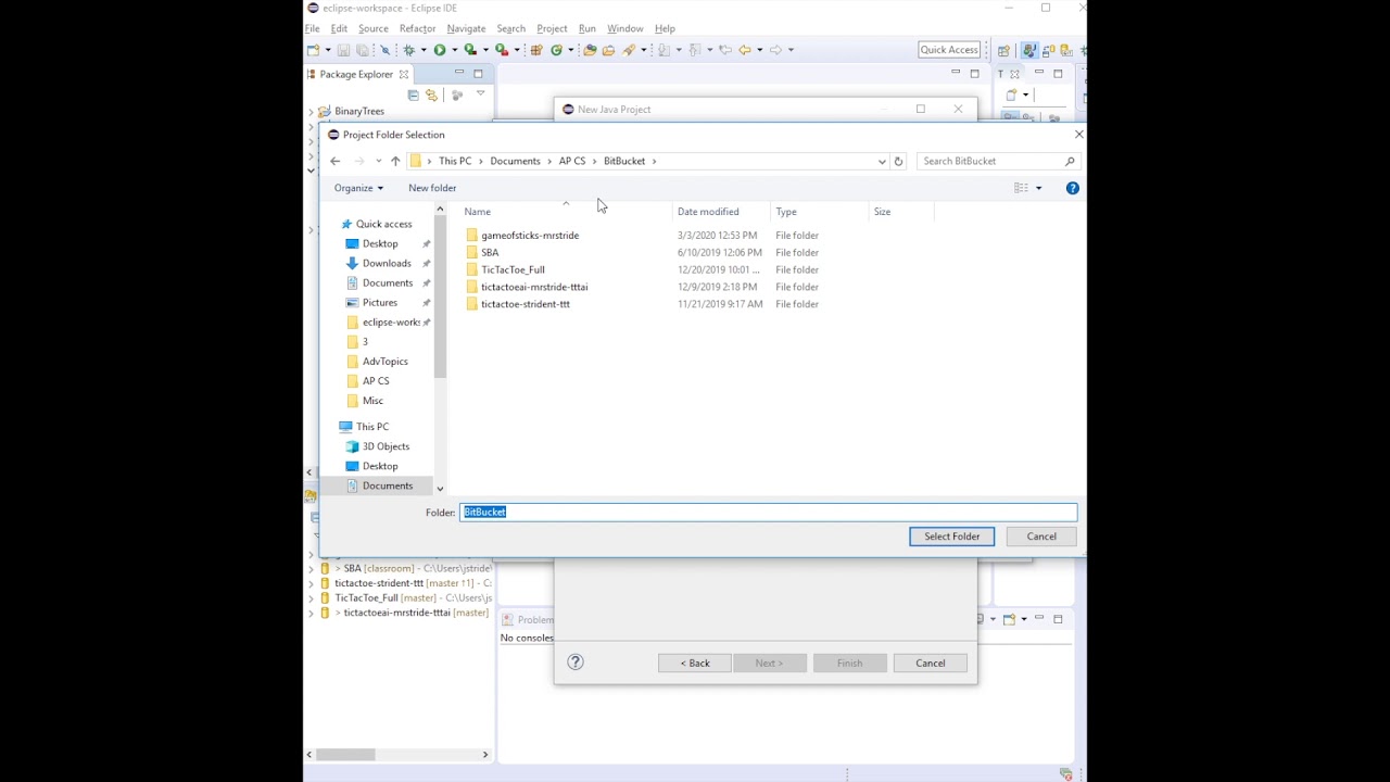 GitHub Import into Eclipse