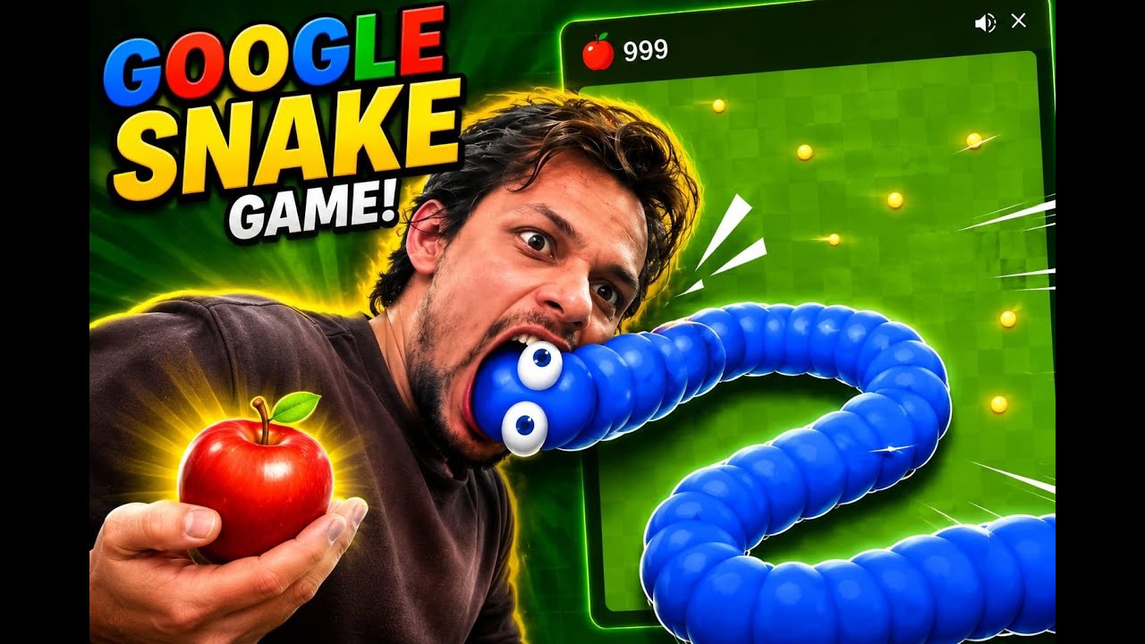 Google Snake LIVE | No Crash Challenge 😱