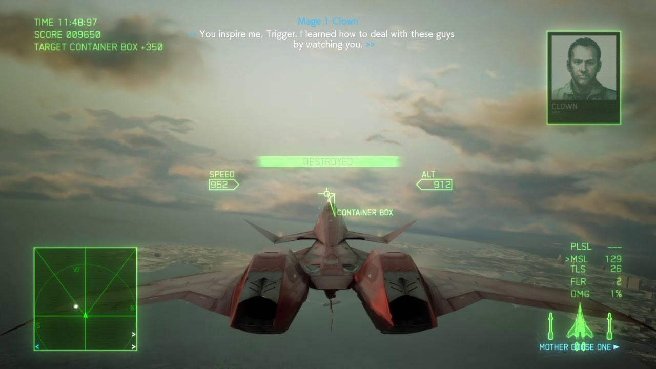 Ace Combat 7 - [Rare Dialogue] Mage 1 Gives Trigger The Greatest Praise
