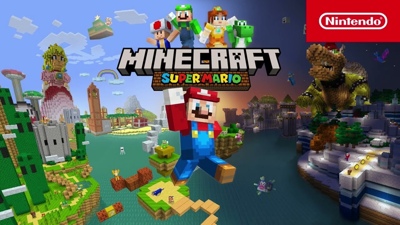 Minecraft Super Mario Edition Music - Inside Peach's Castle (SM64)