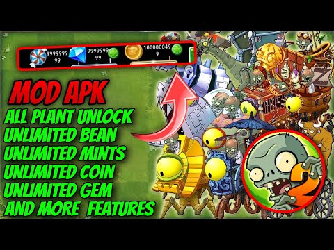 Plants vs Zombies 2 Mod Apk 2025 | Unlimited Money, Gems & All Plants Unlocked 2025