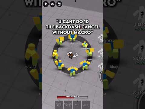 "U cant do 10 tile backdash cancel without macro" #thestrongestbattlegrounds #saitamabattlegrounds