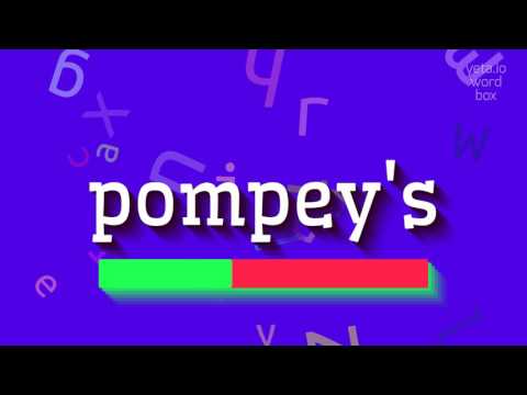 How to say "pompey's"! (High Quality Voices)