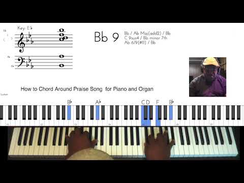 How To Chord Around Praise Songs in Eb for Piano and Organ