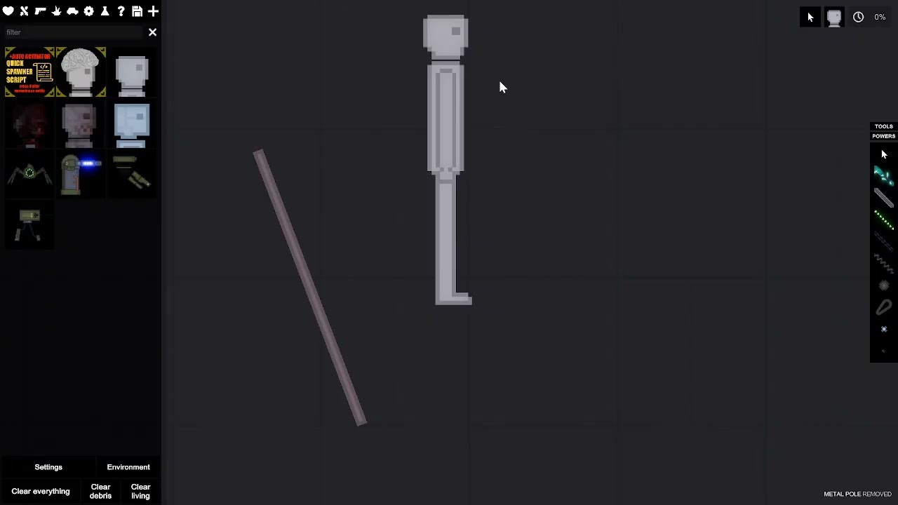 trying to play people playground but then quits by exploding a bomb instead