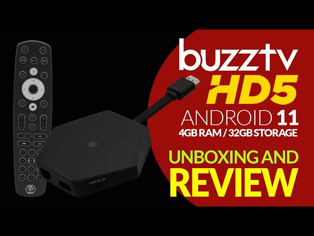 BuzzTV HD5 Dongle Android 11 4k UHD OTT STB EMU Google TV Stick | Other ...