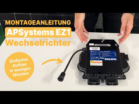 APSystems EZ1-M 800 Watt WECHSELRICHTER: Schritt-für-Schritt ANLEITUNG für den Anschluss | EQOH
