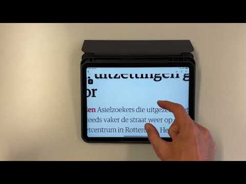 Digitaal de krant lezen met vergroting en spraak
