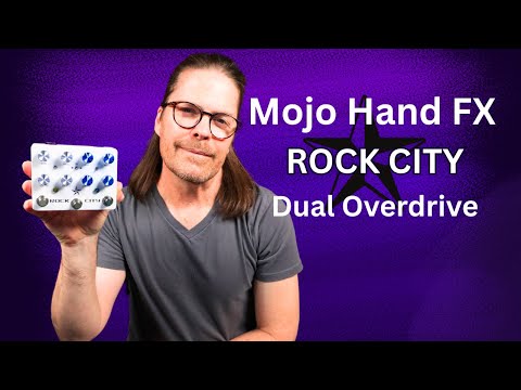 Mojo Hand FX Rock City DUAL OVERDRIVE (RARE OLD ENGLISH | Reverb