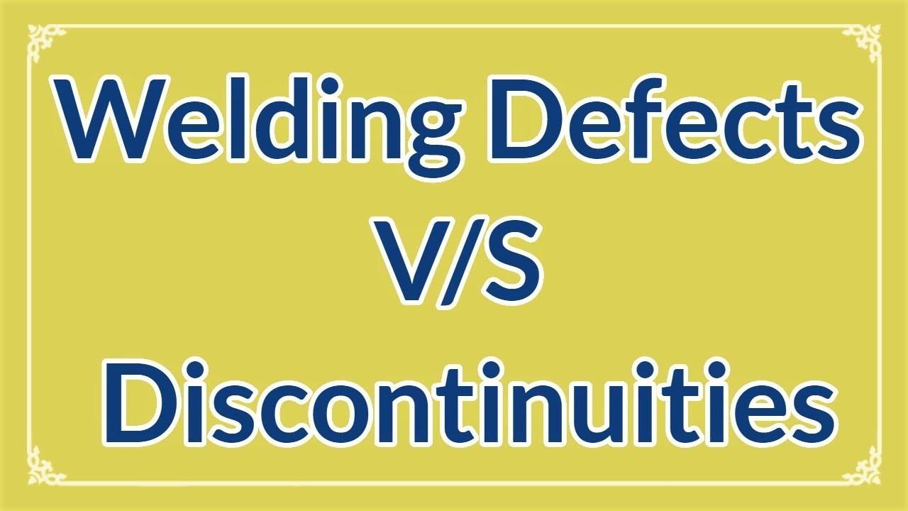 What is the difference between discontinuity and defect