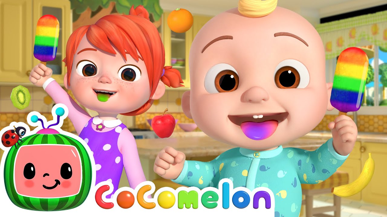 Yummy Rainbow Fruit Popsicles! 😋 | Healthy Foods for Kids | CoComelon Nursery Rhymes & Kids Songs