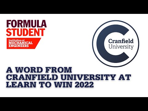 A word From Cranfield University at Learn to Win 2022