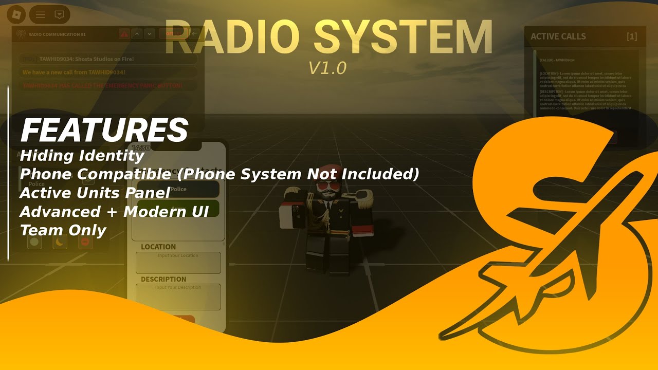 Radio System V1.0 - Roblox Studio