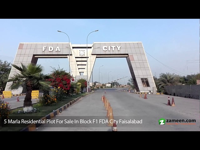 Residential Plot# 85 Available For Sale In Block F1 FDA City ...