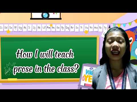 TEACHING AND ASSESSMENT (PROSE)