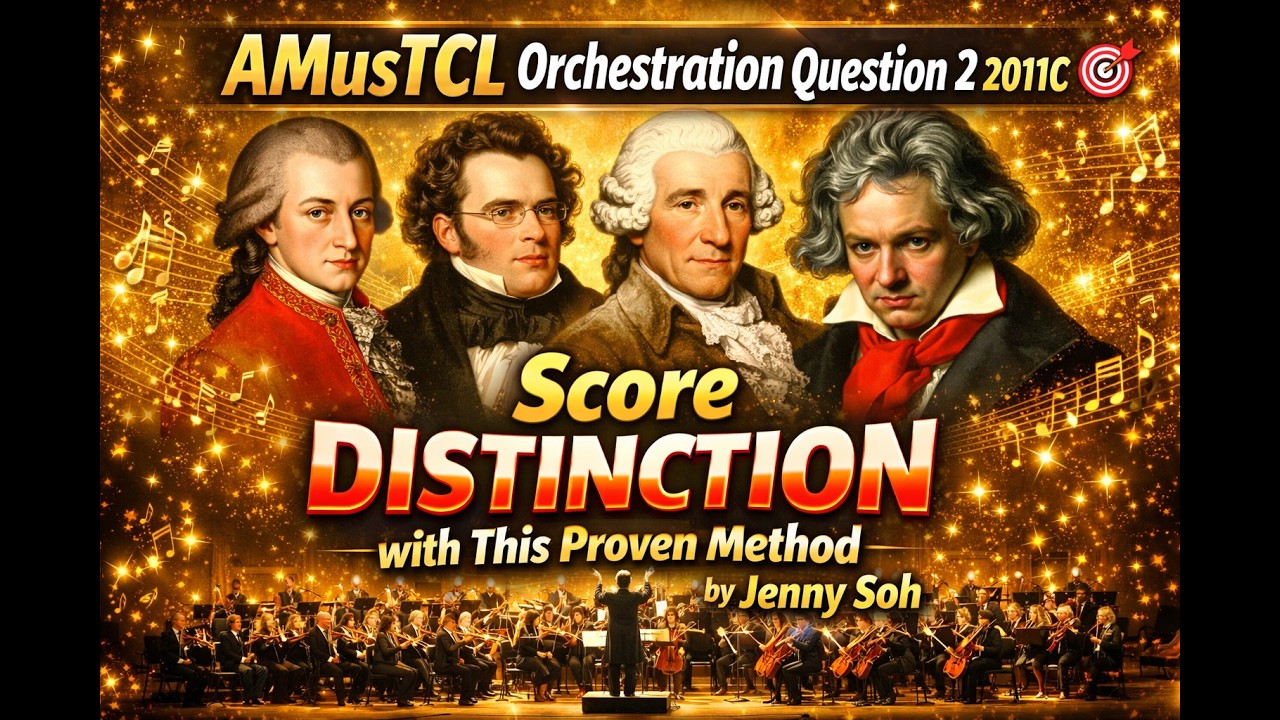 AMusTCL Orchestration Question 2 (2011C)🎯 Score DISTINCTION with This Proven Method (Step-by-Step)